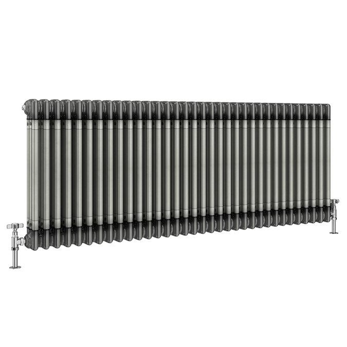 Keswick 600 x 1550mm Raw Metal (Lacquered) 3 Column Radiator ...