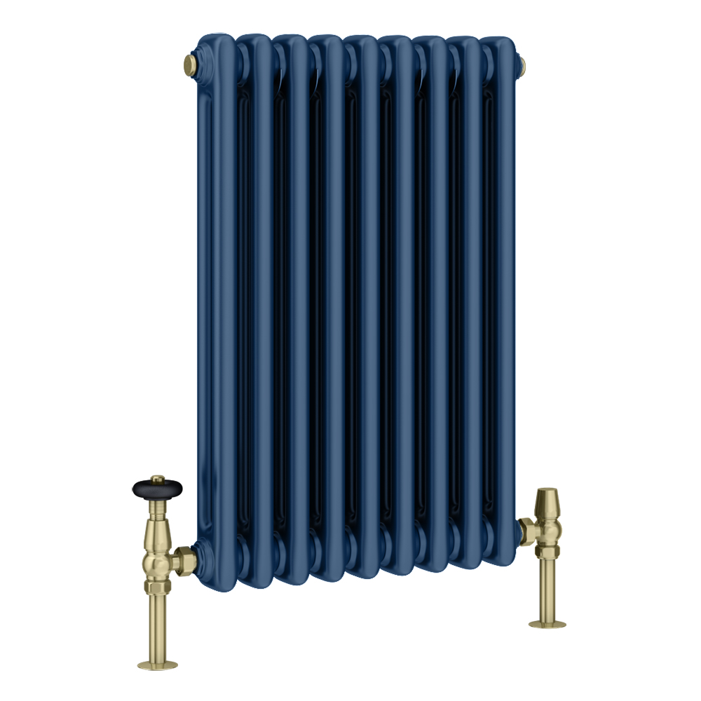 Keswick 600 x 425mm Cast Iron Style Traditional 3 Column Regal Blue ...