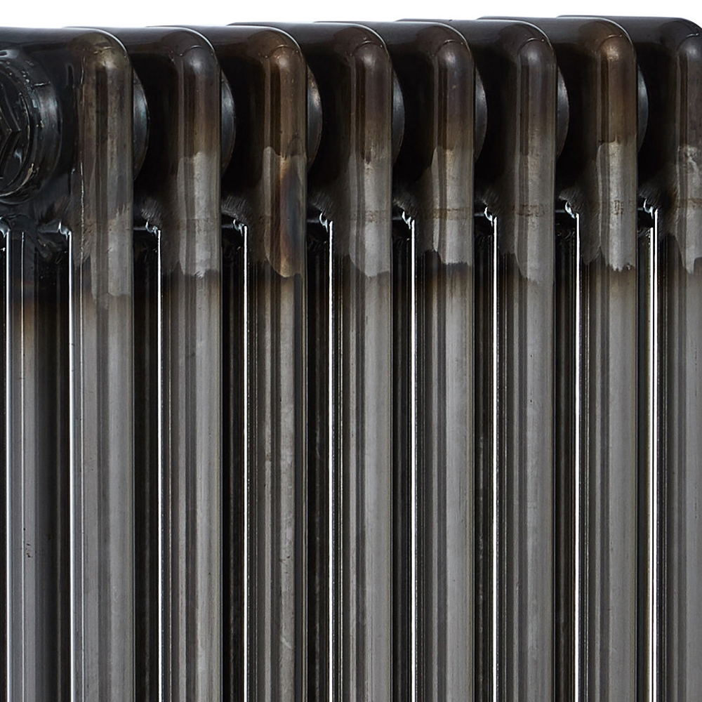 Keswick 600 x 643mm Raw Metal (Lacquered) 3 Column Radiator | Victorian ...