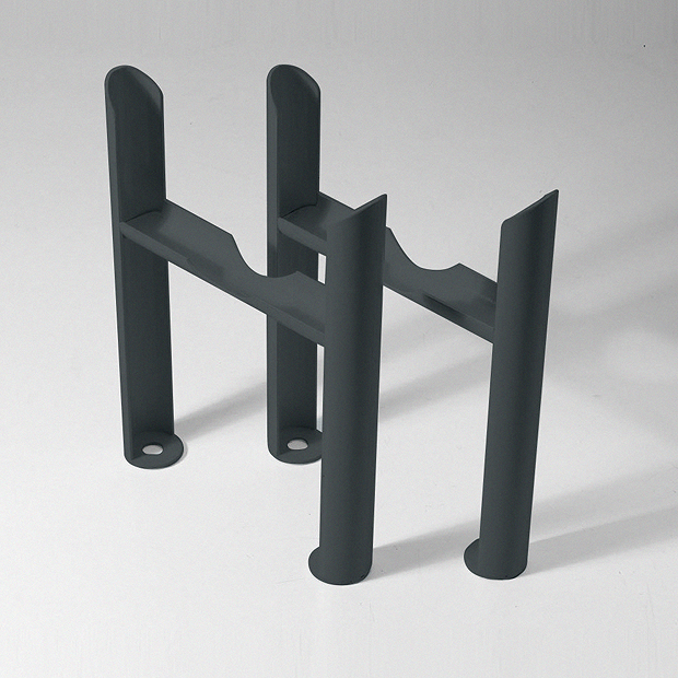 Anthracite Column Radiator Feet | Victorian Plumbing
