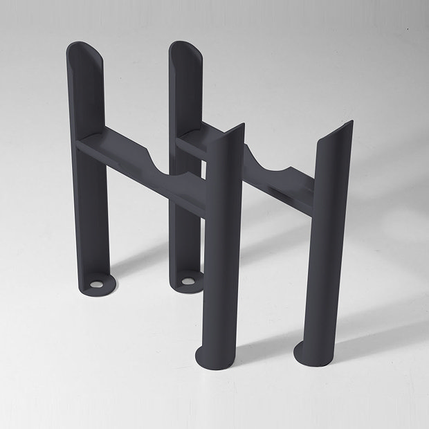 Anthracite Column Radiator Feet | Victorian Plumbing
