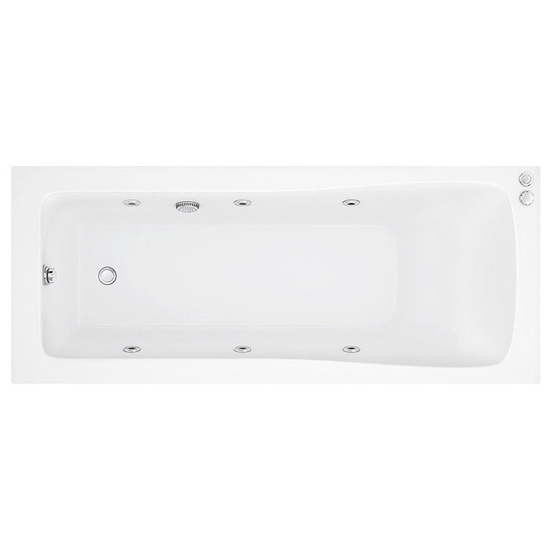 Laguna Whirlpool Spa 6 Jet Square Single Ended Bath | Victorian Plumbing UK
