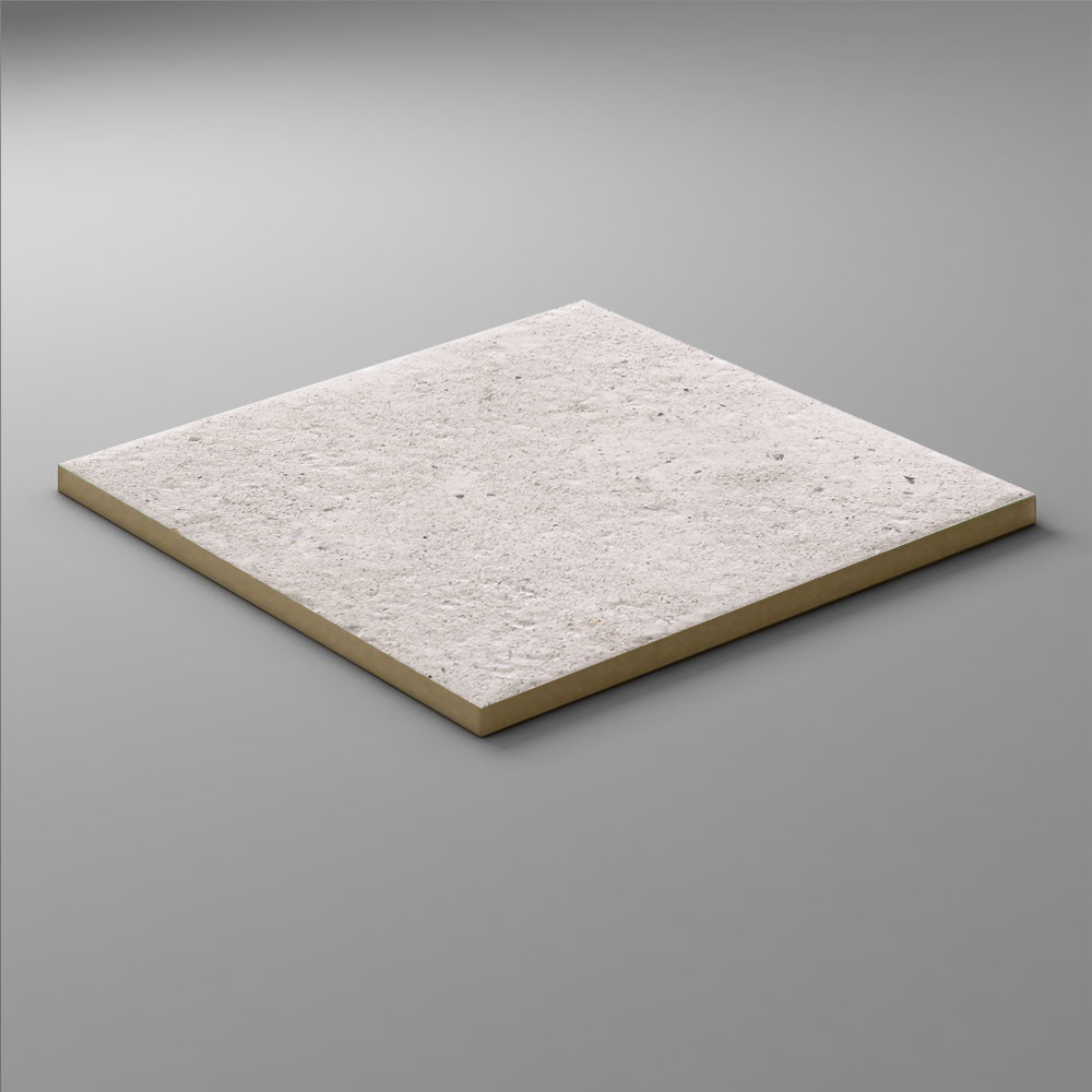 Landon White Stone Effect Wall and Floor Tiles - 200 x 200mm