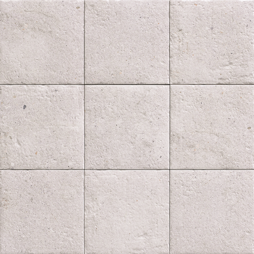Stellar White Stone Effect Wall and Floor Tiles - 200 x 200mm