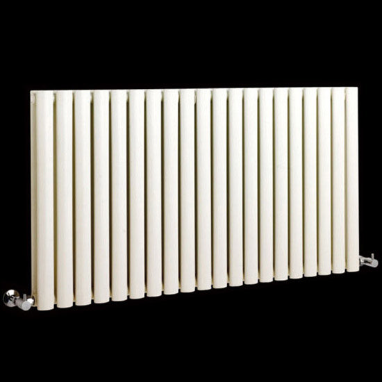 Large Double Panel Designer Radiator 635 x 1175mm - White - Ex Display ...