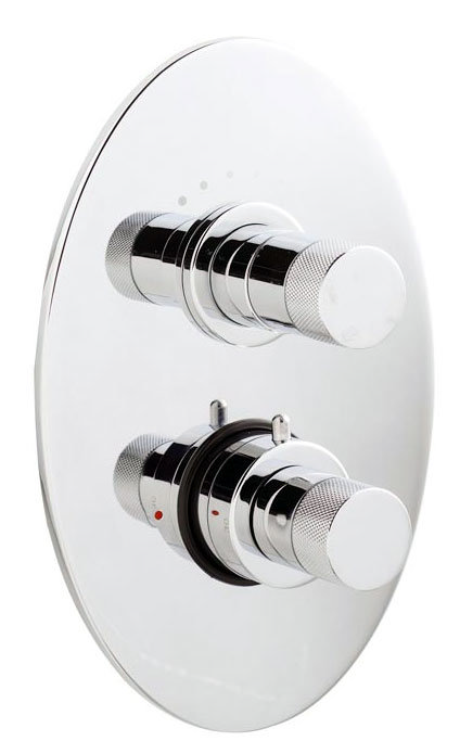 Laser twin concealed 3/4 inch thermostatic shower valve at Victorian Plumbing UK