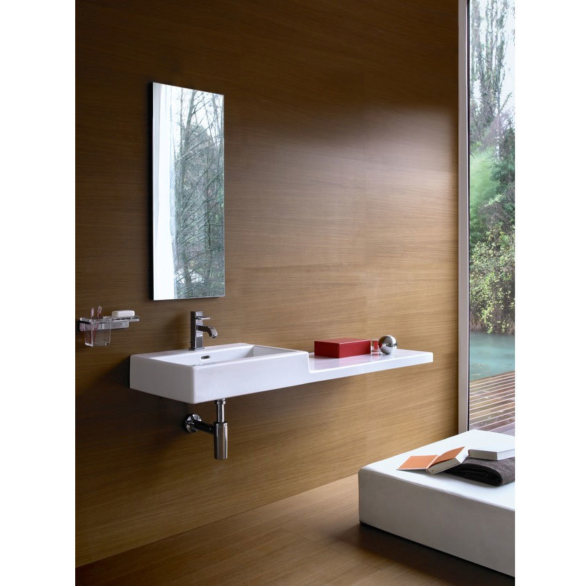 Laufen - Living City 1 Tap Hole 1000mm Basin with Shelf - Left or Right ...