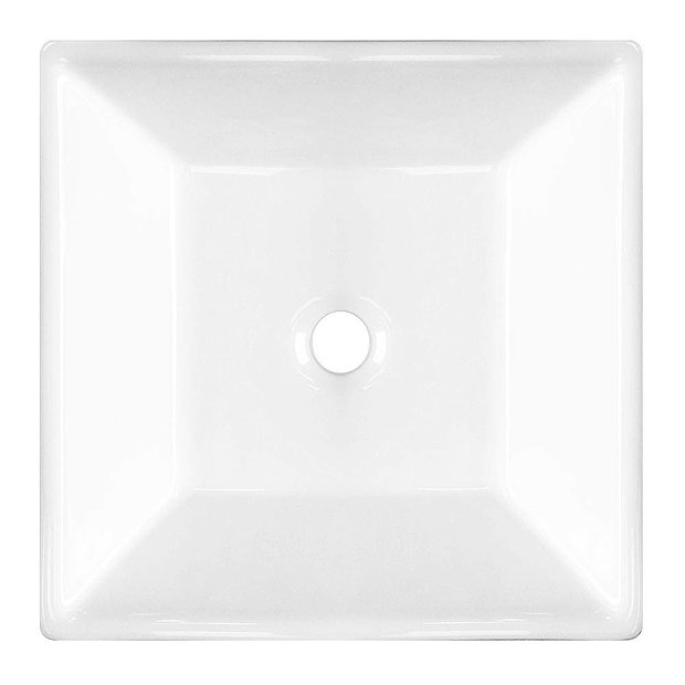 Lazio Square Counter Top Basin | 410 x 410mm | Victorian Plumbing.co.uk
