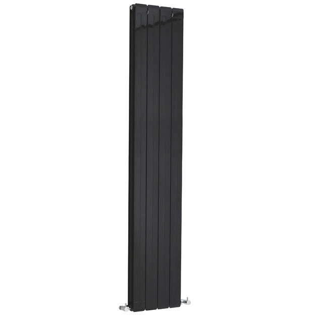Lightweight Aluminium Radiator 1800 x 318mm - Gloss Black - Ex Display ...