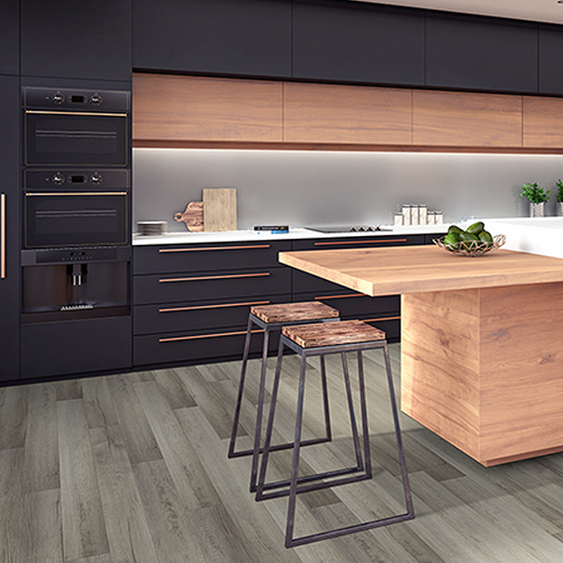 Liona by Luvanto Cambridge Grey Click Vinyl Flooring 180 x 1220mm (Pack ...