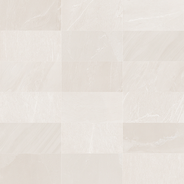 Lita Ivory Stone Effect Wall and Floor Tiles - 450 x 900mm