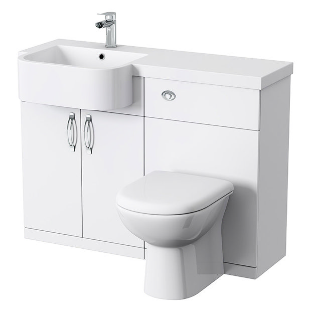 Luna Round Combination Unit | Online Now At Victorian Plumbing.co.uk