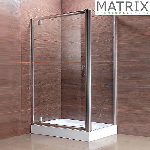 Matrix Premium Economy Pivot Door Shower Enclosure | Available Now
