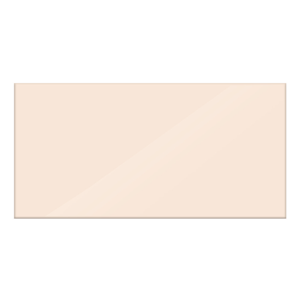 Metro Flat Wall Tiles - Gloss Beige - 20 x 10cm (Pack of 44 ...