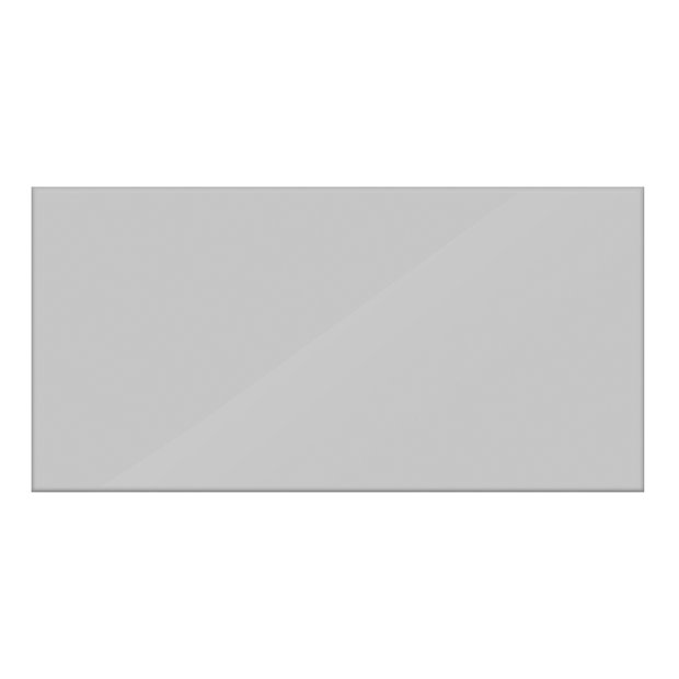 Metro Flat Wall Tiles - Gloss Grey - 20 x 10cm (Pack of 44) | Victorian ...