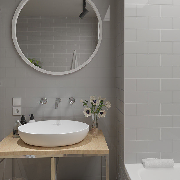 Metro Flat Wall Tiles - Gloss Grey - 20 x 10cm (Pack of 44) | Victorian ...