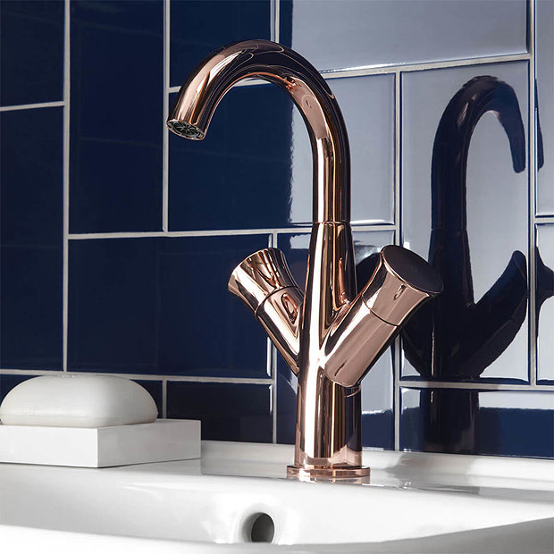 Navy Metro Flat Tiles: Buy metro flat gloss navy tiles | Victorian Plumbing