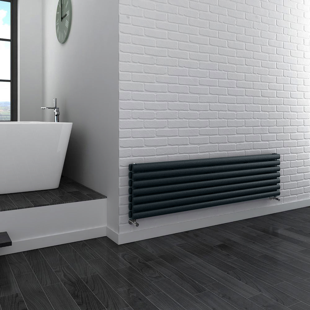 Metro Horizontal Radiator | Anthracite | Double Panel Design | Online
