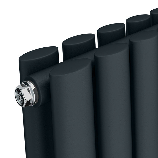 Metro Horizontal Radiator | Anthracite Finish | Victorian Plumbing