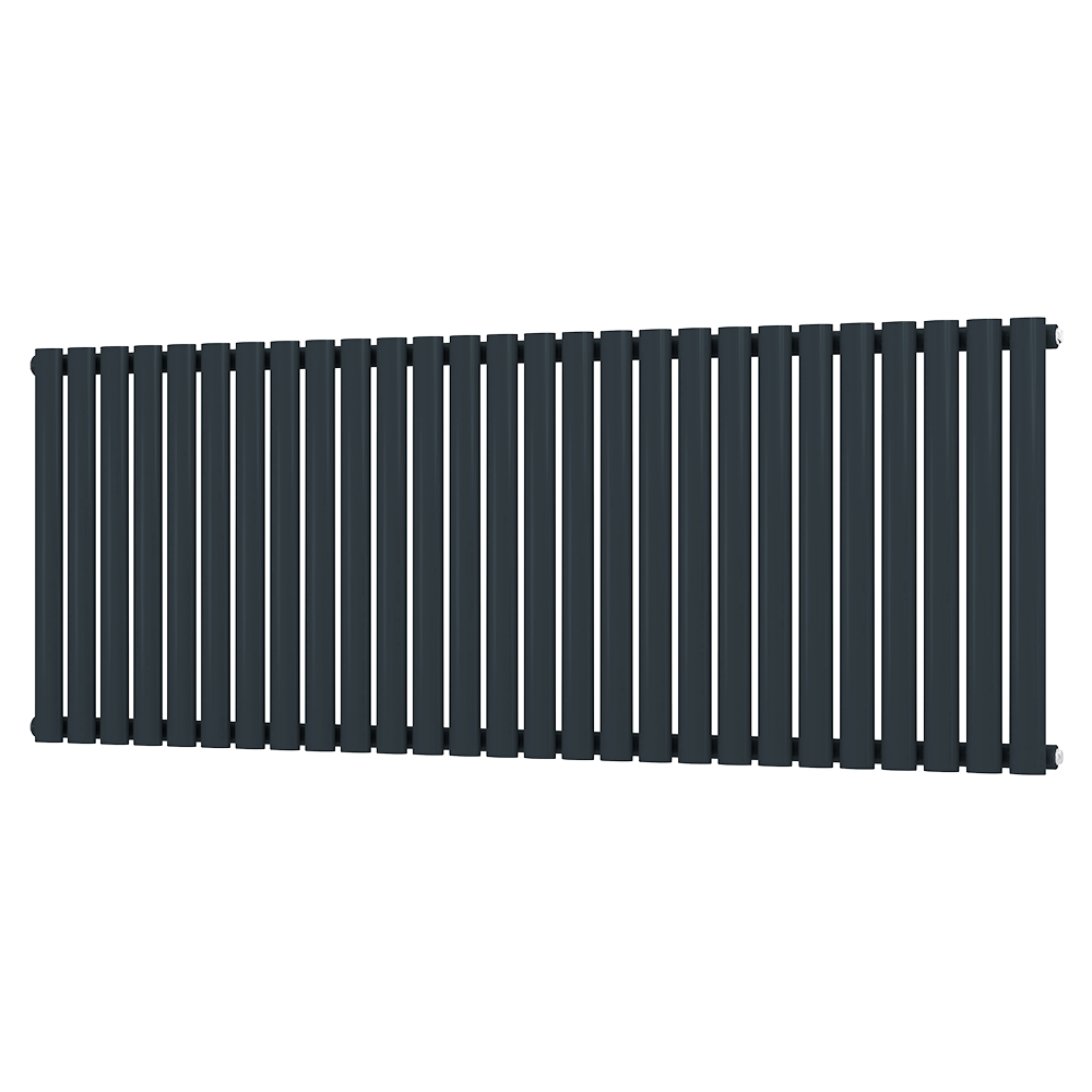 Metro Horizontal Single Panel Radiator (600mm x 1596mm) | Anthracite ...