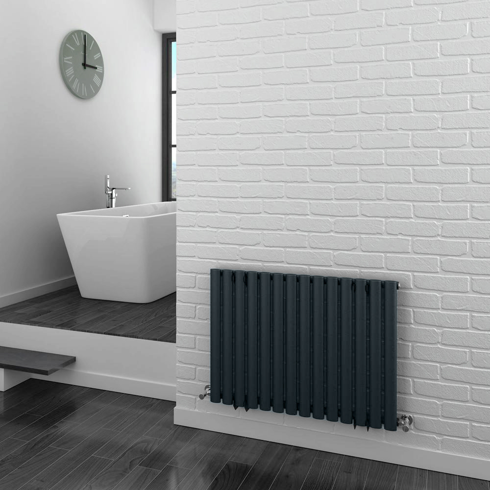 Metro Horizontal Single Panel Radiator | Anthracite | Now Available