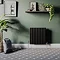 Metro Horizontal Radiator - Matt Black - Single Panel (600mm High ...