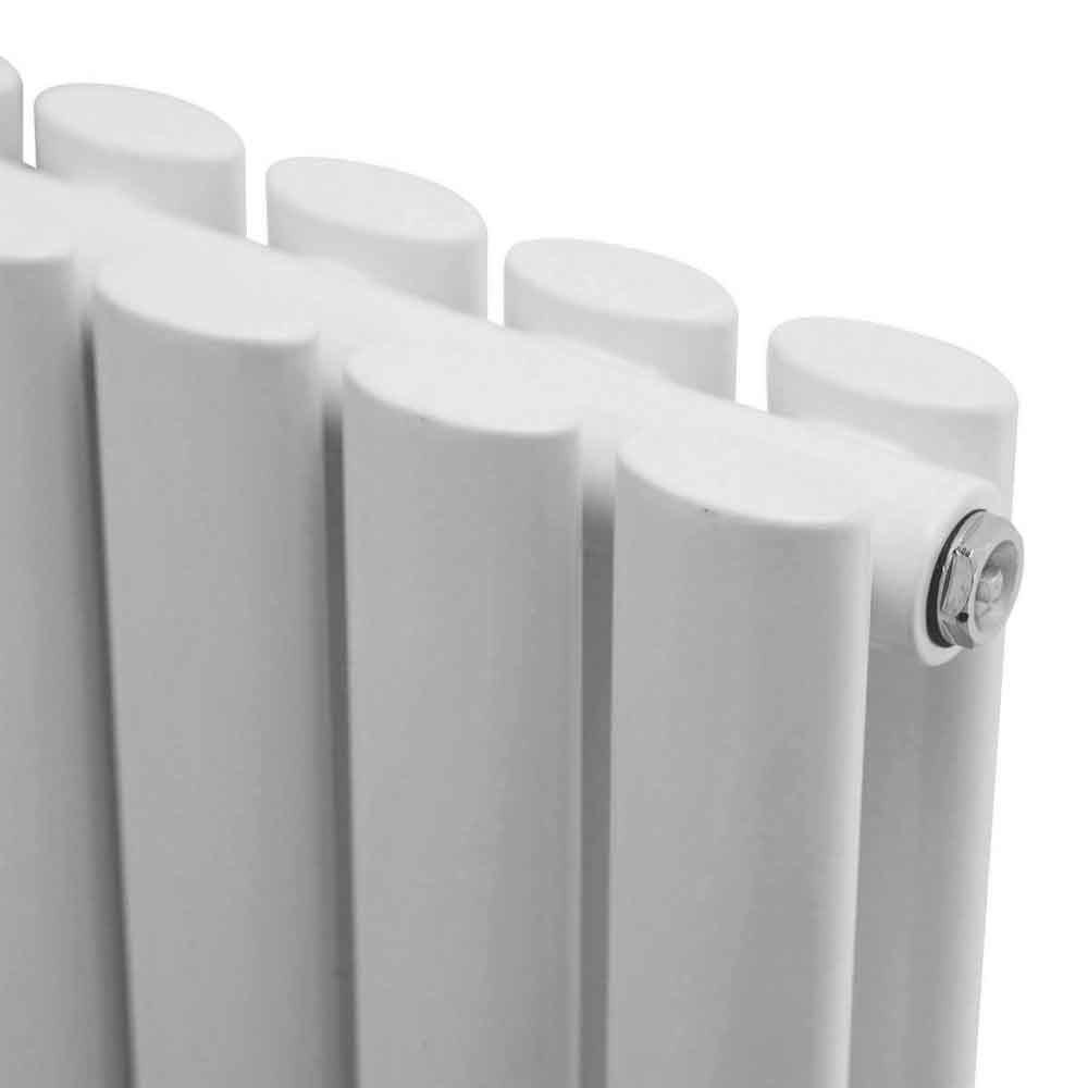 Horizontal Double Panel Radiator - White | Victorian Plumbing