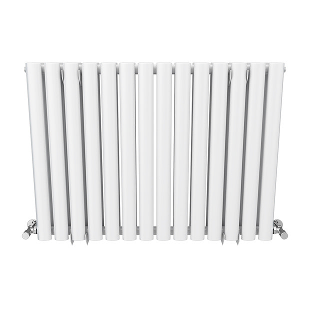 Horizontal Double Panel Radiator - White | Victorian Plumbing