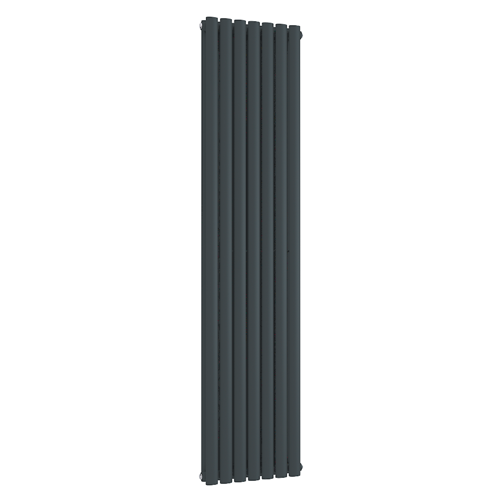 Metro Anthracite Vertical Radiator | Double Panel Design | Now Online