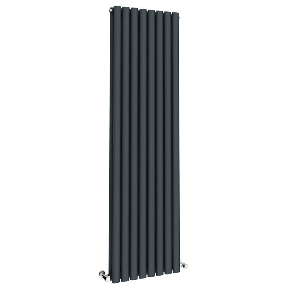 Metro Vertical Radiator - Anthracite - Double Panel (1800x354mm)