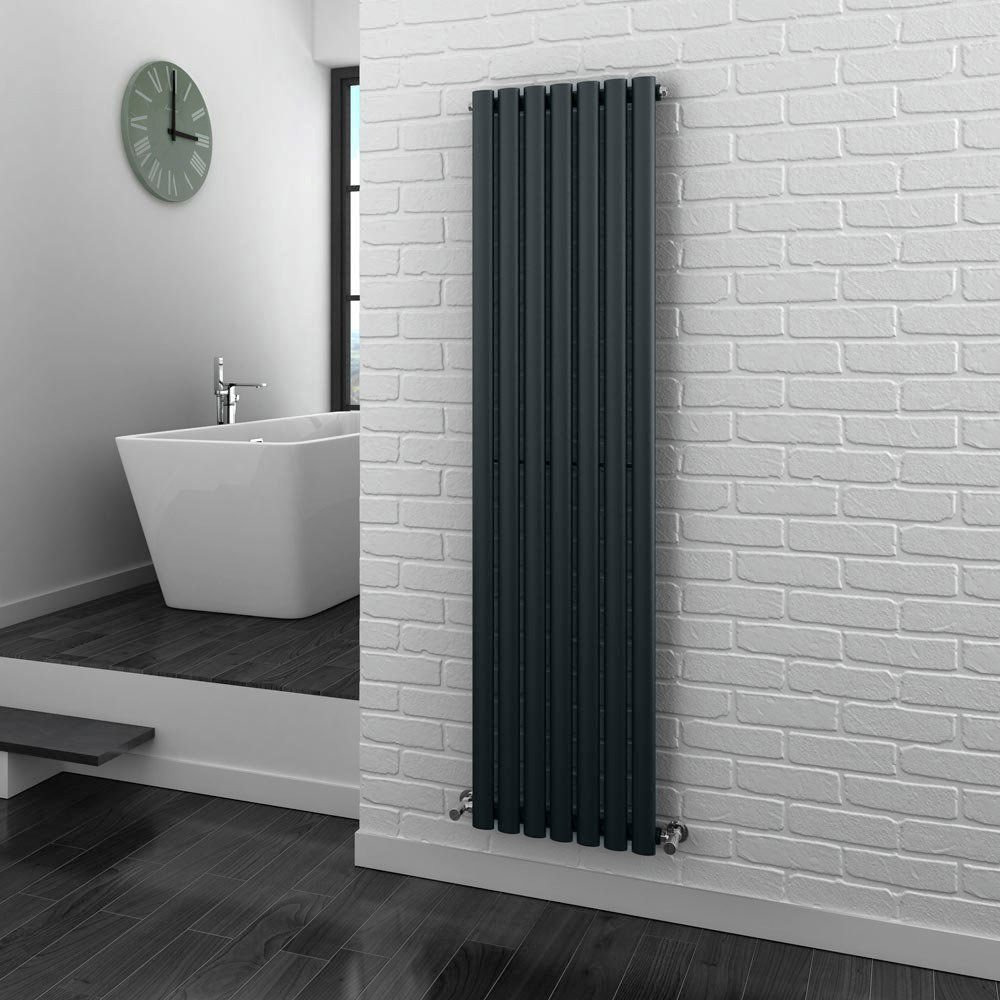 Metro Anthracite Vertical Radiator | Single Panel Design | Now Online