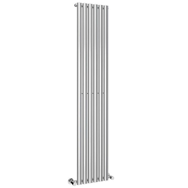 Metro Vertical Radiator - Chrome - Single Panel (H1800 x W354mm)