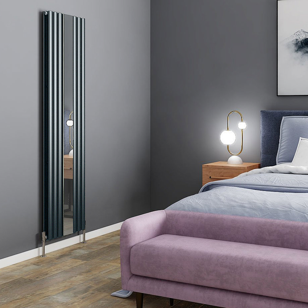 Mirror Radiator - Anthracite | Victorian Plumbing