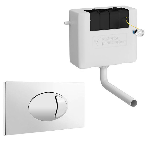 Milan Grey Avola Cloakroom Suite (Toilet, Concealed Cistern + Vanity ...