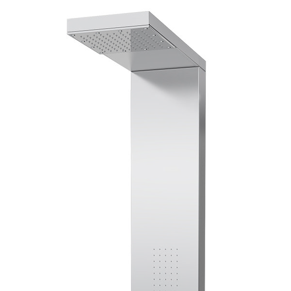 Milan Modern Stainless Steel Tower Shower Panel | Victorian Plumbing