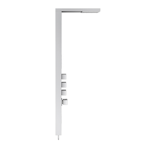 Milan Modern Stainless Steel Tower Shower Panel | Victorian Plumbing