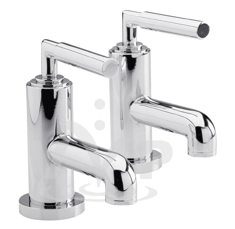 Minimalist Helix lever Basin taps at Victorian Plumbing UK