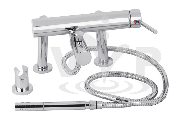 Minimalist Minima Single lever bath shower mixer at Victorian Plumbing UK