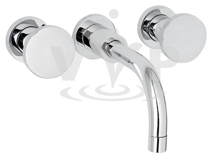 Minimalist Reno Wall mounted basin mixer at Victorian Plumbing UK