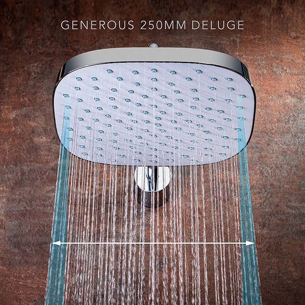 Mira Evoco Dual Outlet Chrome Thermostatic Mixer Shower - 1.1967 ...