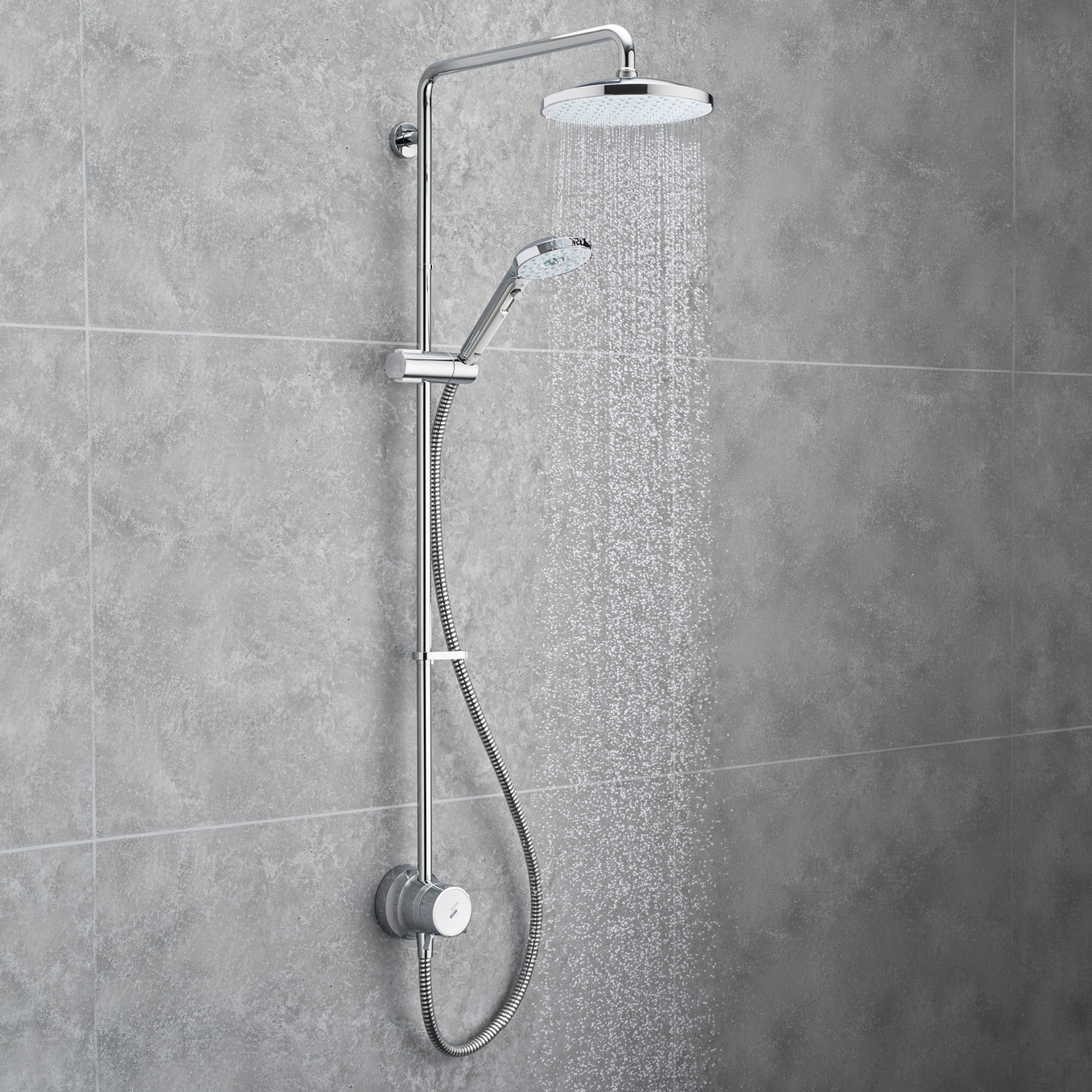 Mira Minimal Dual Outlet Thermostatic Shower Pack - Chrome | Victorian ...