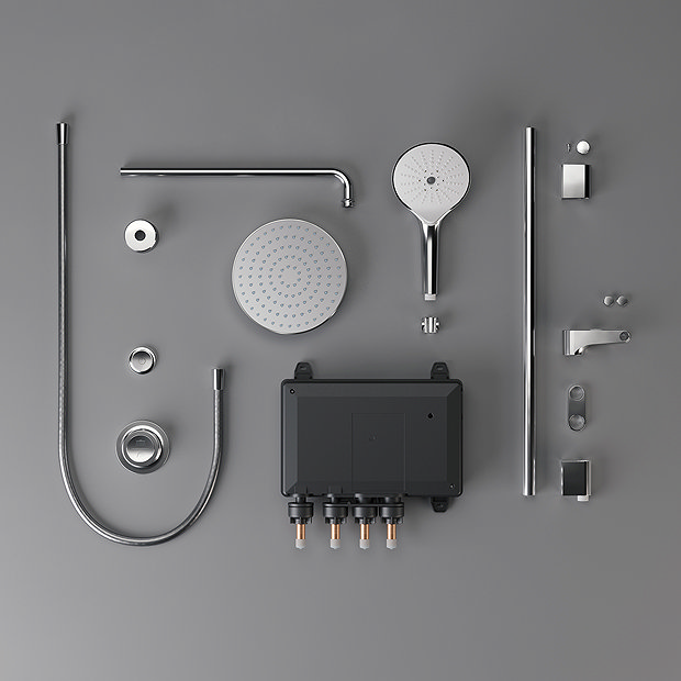 Mira Mode Dual Rear Fed Digital Mixer Shower (High Pressure / Combi ...