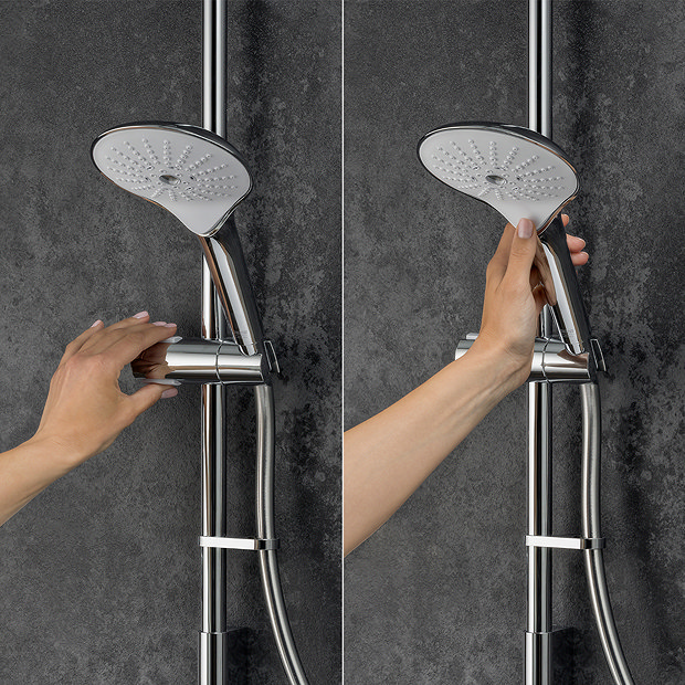 Mira Mode Maxim Ceiling Fed Digital Shower - Pumped