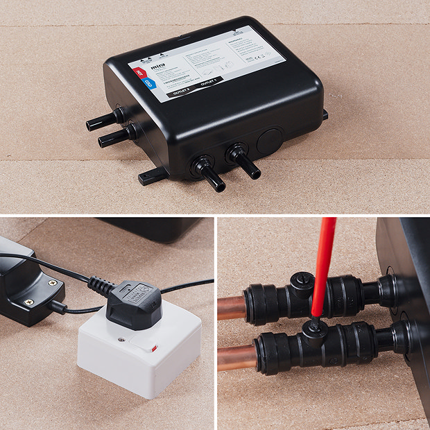 Mira Mode Maxim Ceiling Fed Digital Shower - Pumped