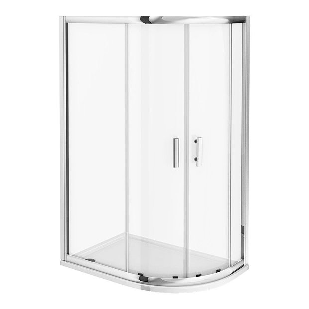 Toreno Offset Quadrant 8mm Easy Fit Shower Enclosure Online Now