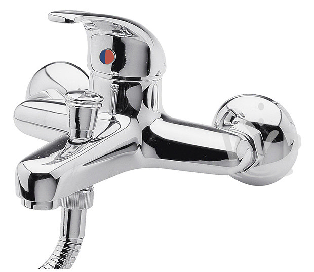 Modern Eon Single Lever Wall Shower Mixer at Victorian Plumbing UK
