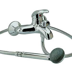 Modern Loop Single Lever Wall Mounted Bath Shower Mixer at Victorian ...