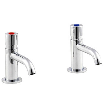Ultra Solo Non Concussive Push Top Basin Taps - Chrome - PF341 at ...