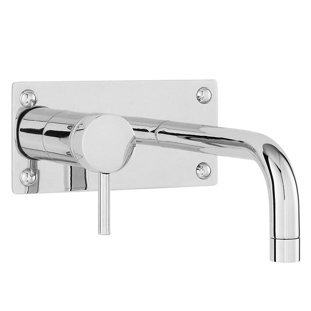 Modern Wall Mounted Tap in Chrome Finish| Now at Victorian Plumbing.co.uk