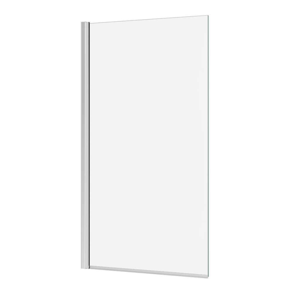 Montreal 8mm Glass Hinged Square Bath Screen (800 x 1400mm) | Victorian ...
